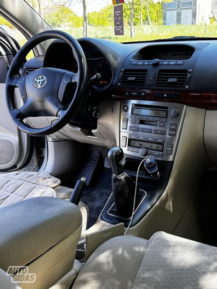 Toyota Avensis 2005 in Klaipeda, with an engine capacity of 2.00 L and mileage of 360 thousand km for 1300 €, photo 16 on AUTOMOTO.COM.LV