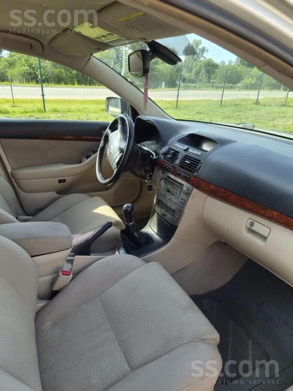 Toyota Avensis 2005 Aizkraukle, ar dzinēja tilpumu 2.00 L un nobraukumu 371 tūkst. km par 1650 €, foto 6 vietnē AUTOMOTO.COM.LV