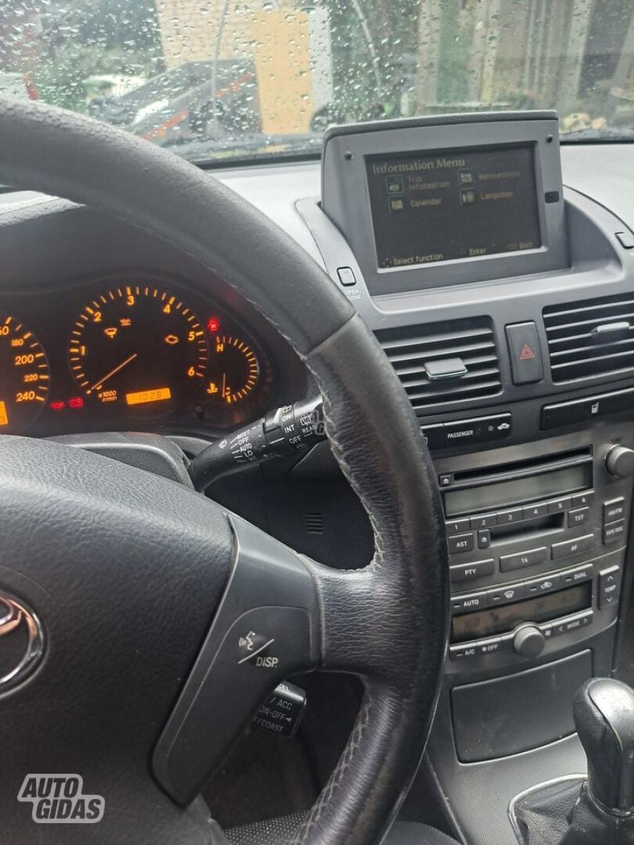 Toyota Avensis 2005 Radviliškis, ar dzinēja tilpumu 2.00 L un nobraukumu 275 tūkst. km par 1250 €, foto 9 vietnē AUTOMOTO.COM.LV