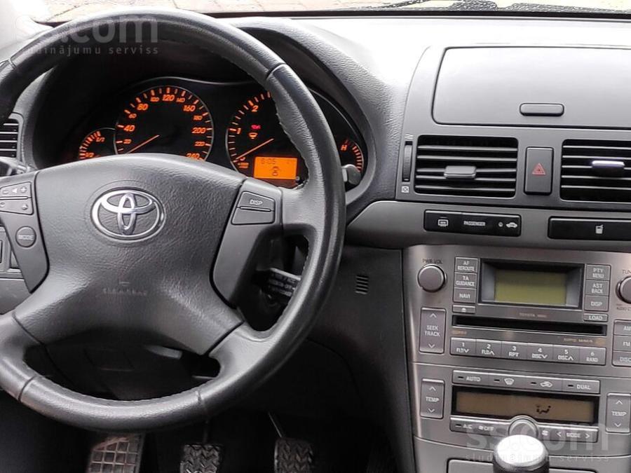 Toyota Avensis 2007 in Riga, with an engine capacity of 2.00 L and mileage of 235 thousand km for 3650 €, photo 13 on AUTOMOTO.COM.LV
