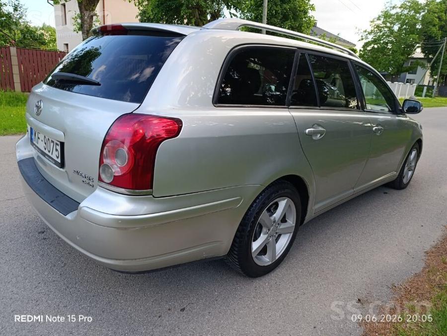 Toyota Avensis 2007 in Riga, with an engine capacity of 2.00 L and mileage of 371 thousand km for 1499 €, photo 7 on AUTOMOTO.COM.LV