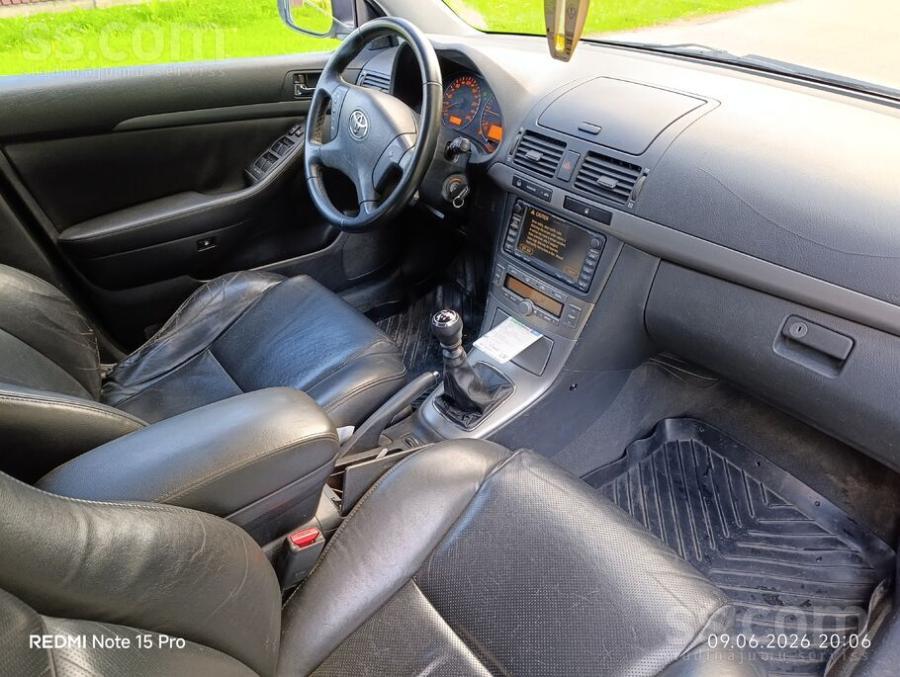 Toyota Avensis 2007 in Riga, with an engine capacity of 2.00 L and mileage of 371 thousand km for 1499 €, photo 15 on AUTOMOTO.COM.LV