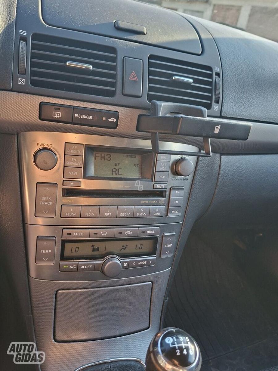 Toyota Avensis 2007 Šauļi, ar dzinēja tilpumu 2.00 L un nobraukumu 320 tūkst. km par 2000 €, foto 18 vietnē AUTOMOTO.COM.LV