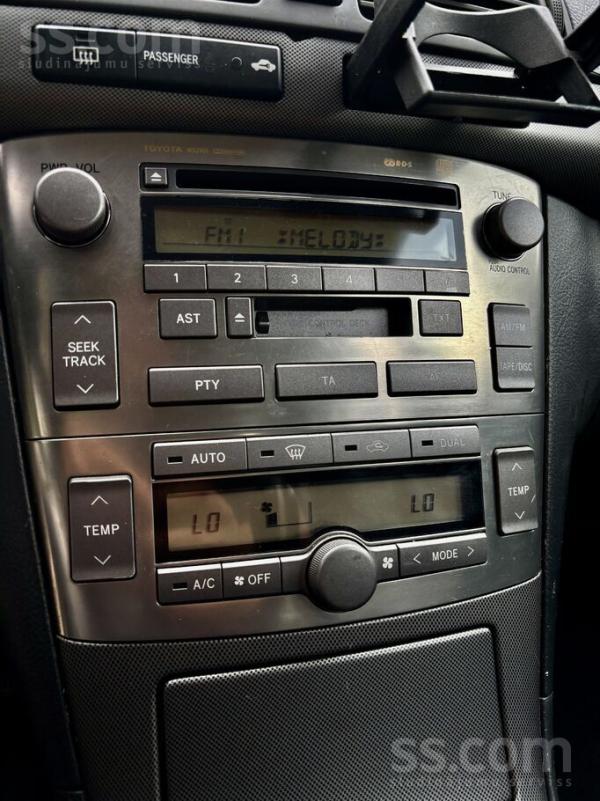 Toyota Avensis 2008 Valmiera, ar dzinēja tilpumu 2.00 L un nobraukumu 329 tūkst. km par 1250 €, foto 7 vietnē AUTOMOTO.COM.LV