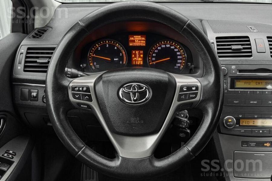Toyota Avensis 2009 Ogre, ar dzinēja tilpumu 2.00 L un nobraukumu 229 tūkst. km par 3750 €, foto 12 vietnē AUTOMOTO.COM.LV