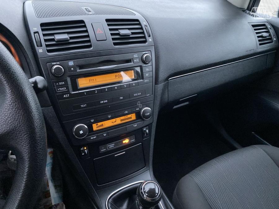 Toyota Avensis 2011 Marijampole, ar dzinēja tilpumu 1.60 L un nobraukumu 273 tūkst. km par 4200 €, foto 15 vietnē AUTOMOTO.COM.LV