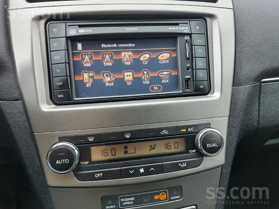 Тойота Авенсис 2011 в Рига, объемом двигателя 1.80 л и пробегом 0 тыс. км за 5850 €, фото 10 на AUTOMOTO.COM.LV