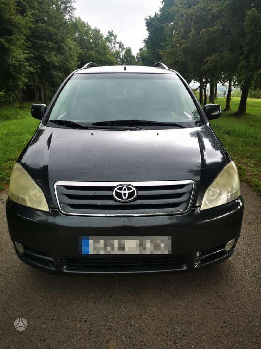 Black Toyota avensis-verso 2002 in Kaunas, with an engine capacity of 2.00 L and mileage of 380 thousand km for 799 €, photo 5 on AUTOMOTO.COM.LV