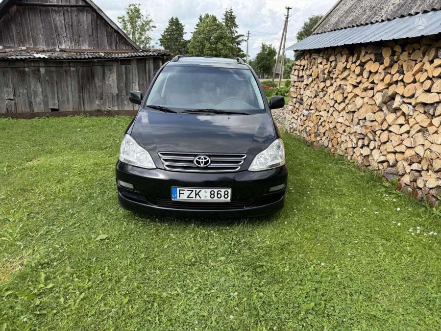 Black Toyota avensis-verso 2004 in Jonava, with an engine capacity of 2.00 L and mileage of 298 thousand km for 1850 €, photo 8 on AUTOMOTO.COM.LV