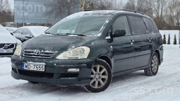Zaļš Toyota avensis-verso 2004 Jelgava, ar dzinēja tilpumu 2.00 L un nobraukumu 0 tūkst. km par 1990 €, foto 1 vietnē AUTOMOTO.COM.LV