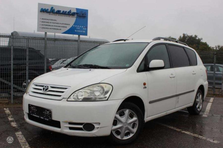 White Toyota avensis-verso 2003 in Radviliskis, with an engine capacity of 2.00 L and mileage of 320 thousand km for 850 €, photo 1 on AUTOMOTO.COM.LV