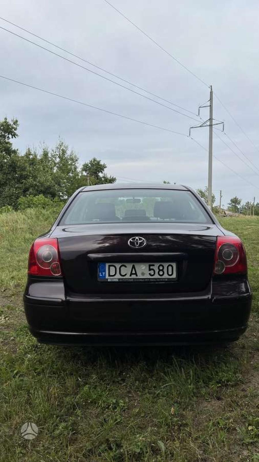 Violet Toyota Avensis 2007 in Kaunas, with an engine capacity of 1.60 L and mileage of 203 thousand km for 2550 €, photo 7 on AUTOMOTO.COM.LV