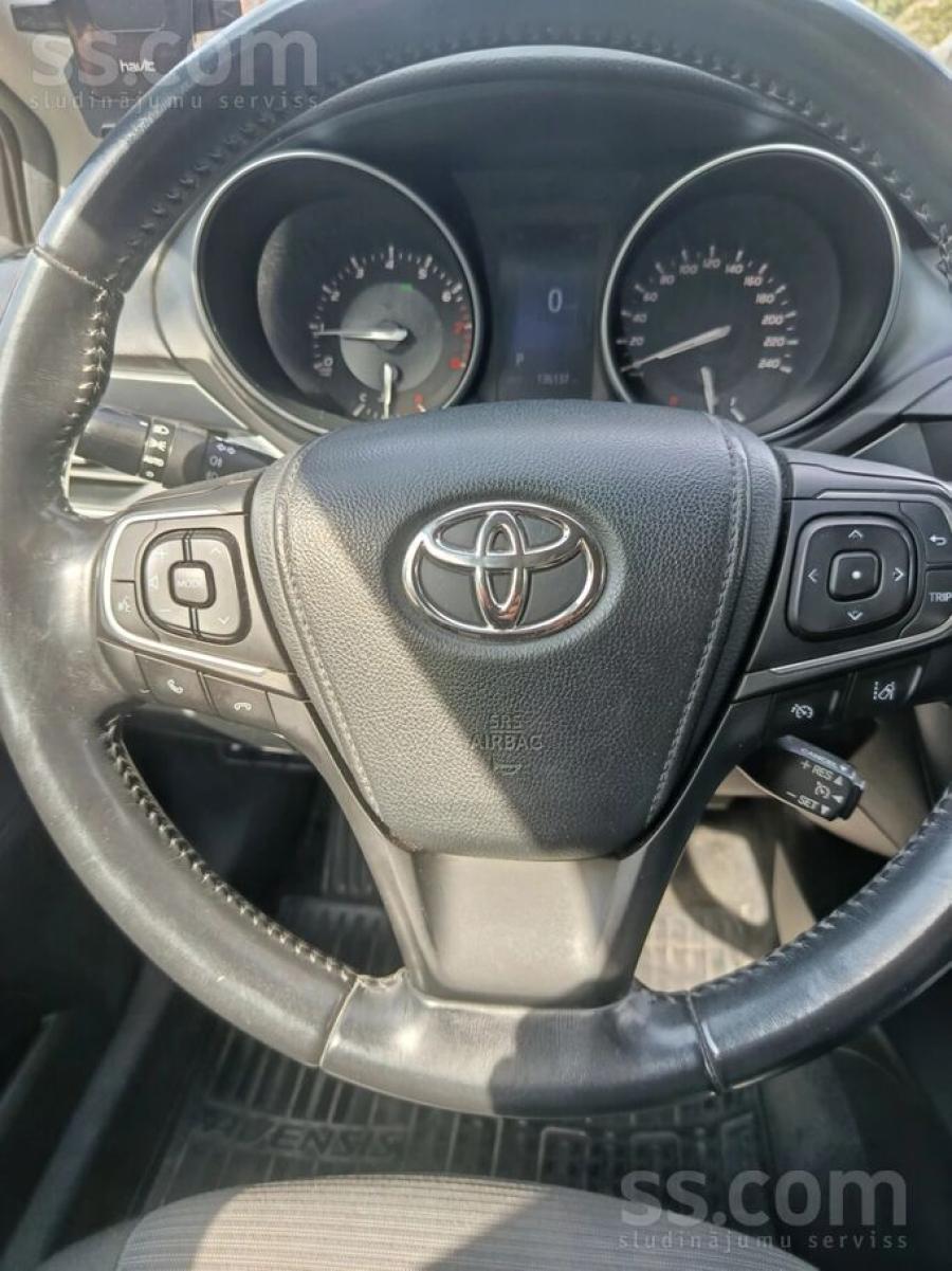 Balts Toyota Avensis 2017 Rīga, ar dzinēja tilpumu 1.80 L un nobraukumu 135 tūkst. km par 12800 €, foto 10 vietnē AUTOMOTO.COM.LV