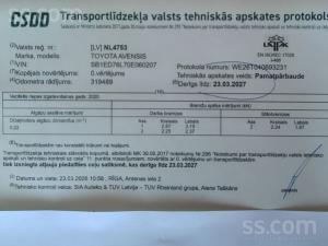 Balts Toyota Avensis 2011 Rīga, ar dzinēja tilpumu 2.00 L un nobraukumu 320 tūkst. km par 4900 €, foto 10 vietnē AUTOMOTO.COM.LV