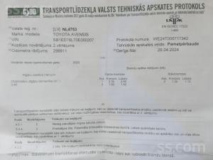Balts Toyota Avensis 2011 Rīga, ar dzinēja tilpumu 2.00 L un nobraukumu 320 tūkst. km par 4900 €, foto 12 vietnē AUTOMOTO.COM.LV