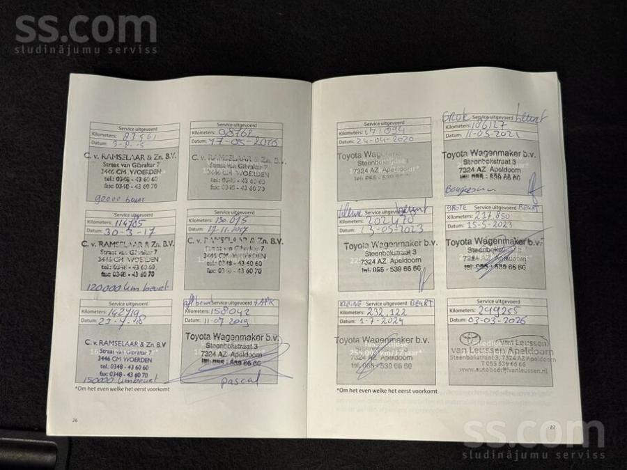 Белый Тойота Авенсис 2011 в Юрмала, объемом двигателя 1.80 л и пробегом 250 тыс. км за 6850 €, фото 31 на AUTOMOTO.COM.LV