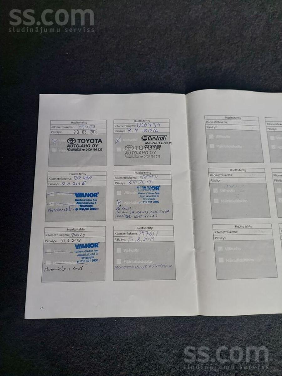 Белый Тойота Авенсис 2011 в Рига, объемом двигателя 2.00 л и пробегом 269 тыс. км за 3300 €, фото 18 на AUTOMOTO.COM.LV