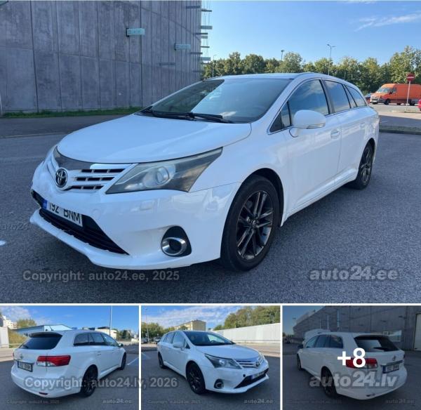 Balts Toyota Avensis 2013 Tallina, ar dzinēja tilpumu 1.80 L un nobraukumu 288 tūkst. km par 3333 €, foto 1 vietnē AUTOMOTO.COM.LV