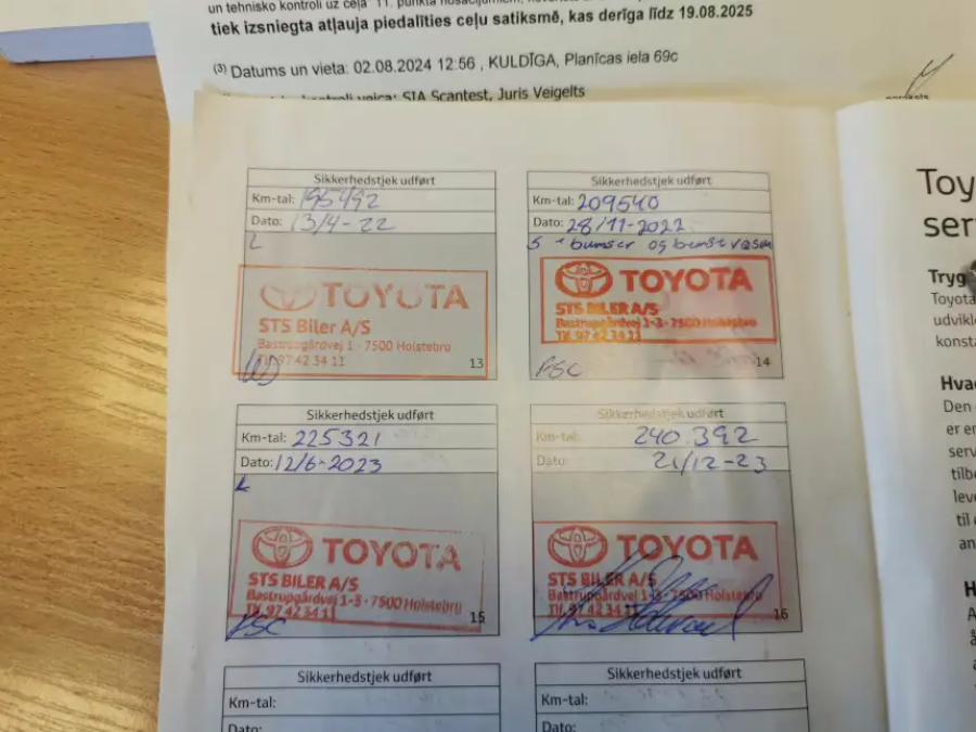 Белый Тойота Авенсис 2014 в Кулдига, объемом двигателя 2.00 л и пробегом 255 тыс. км за 7000 €, фото 24 на AUTOMOTO.COM.LV