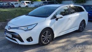 Balts Toyota Avensis 2017 Rīga, ar dzinēja tilpumu 2.00 L un nobraukumu 260 tūkst. km par 8225 €, foto  vietnē AUTOMOTO.COM.LV