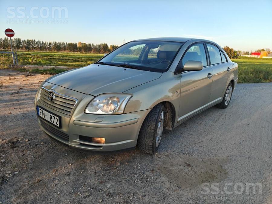 Yellow Toyota Avensis 2005 in Riga, with an engine capacity of 1.80 L and mileage of 325 thousand km for 1500 €, photo 3 on AUTOMOTO.COM.LV