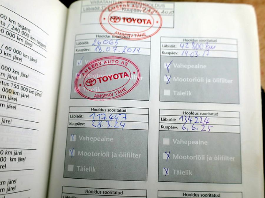 Синий Тойота Айго 2008 в Таллин, объемом двигателя 1.00 л и пробегом 149 тыс. км за 1699 €, фото 10 на AUTOMOTO.COM.LV