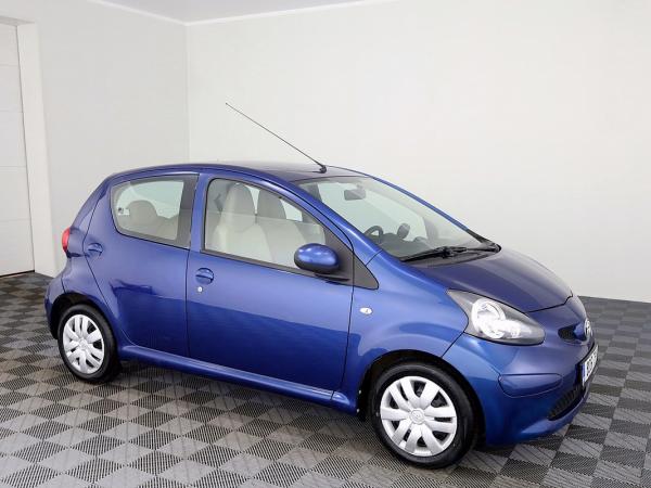 Blue Toyota Aygo 2008 in Tallinn, with an engine capacity of 1.00 L and mileage of 149 thousand km for 1699 €, photo 10 on AUTOMOTO.COM.LV