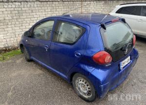 Zils Toyota Aygo 2009 Rīga, ar dzinēja tilpumu 1.00 L un nobraukumu 0 tūkst. km par 550 €, foto  vietnē AUTOMOTO.COM.LV