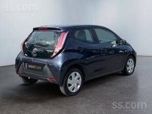 Blue Toyota Aygo 2015 in Riga, with an engine capacity of 1.00 L and mileage of 105 thousand km for 5620 €, photo 6 on AUTOMOTO.COM.LV