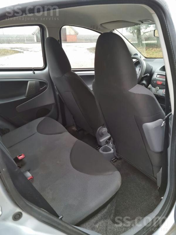 Toyota Aygo 2008 Rīga, ar dzinēja tilpumu 1.00 L un nobraukumu 173 tūkst. km par 1750 €, foto 8 vietnē AUTOMOTO.COM.LV