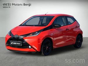 Oranžs Toyota Aygo 2015 Rīga, ar dzinēja tilpumu 1.00 L un nobraukumu 119 tūkst. km par 5990 €, foto  vietnē AUTOMOTO.COM.LV