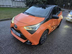 Orange Toyota Aygo 2019 in Anyksciai, with an engine capacity of 1.00 L and mileage of 59 thousand km for 4600 €, photo 5 on AUTOMOTO.COM.LV