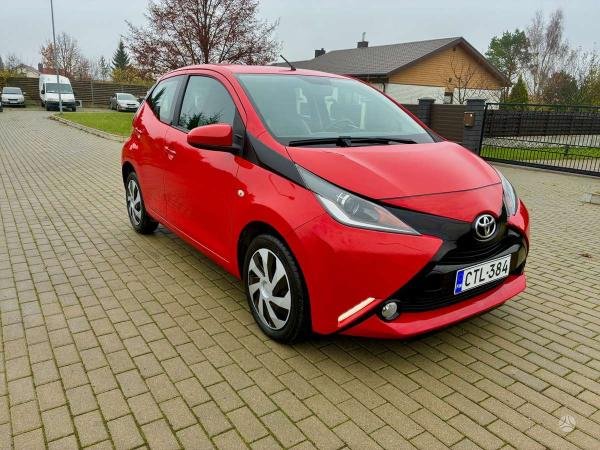 Sarkans Toyota Aygo 2015 Klaipėda, ar dzinēja tilpumu 1.00 L un nobraukumu 140 tūkst. km par 5150 €, foto 9 vietnē AUTOMOTO.COM.LV