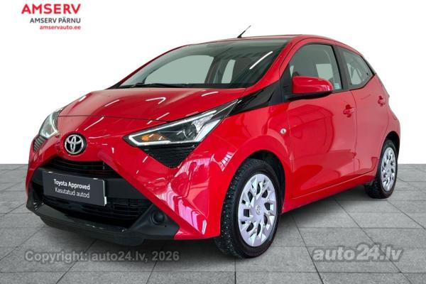 Sarkans Toyota Aygo 2019 Pērnava, ar dzinēja tilpumu 1.00 L un nobraukumu 70 tūkst. km par 7550 €, foto 1 vietnē AUTOMOTO.COM.LV