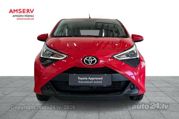 Sarkans Toyota Aygo 2019 Pērnava, ar dzinēja tilpumu 1.00 L un nobraukumu 70 tūkst. km par 7550 €, foto 5 vietnē AUTOMOTO.COM.LV