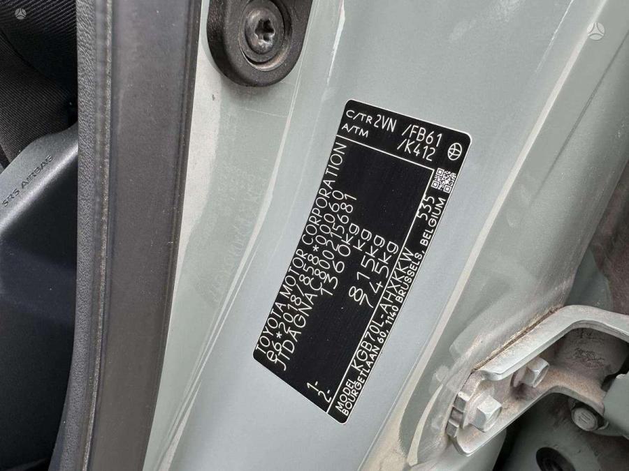 Зеленый Тойота Aygo X 2024 в Вильнюс, объемом двигателя 1.00 л и пробегом 49 тыс. км за 12950 €, фото 20 на AUTOMOTO.COM.LV