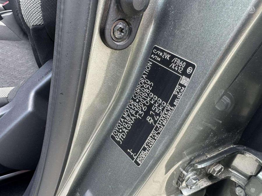 Pelēks Toyota Aygo X 2022 Viļņa, ar dzinēja tilpumu 1.00 L un nobraukumu 112 tūkst. km par 12950 €, foto 13 vietnē AUTOMOTO.COM.LV