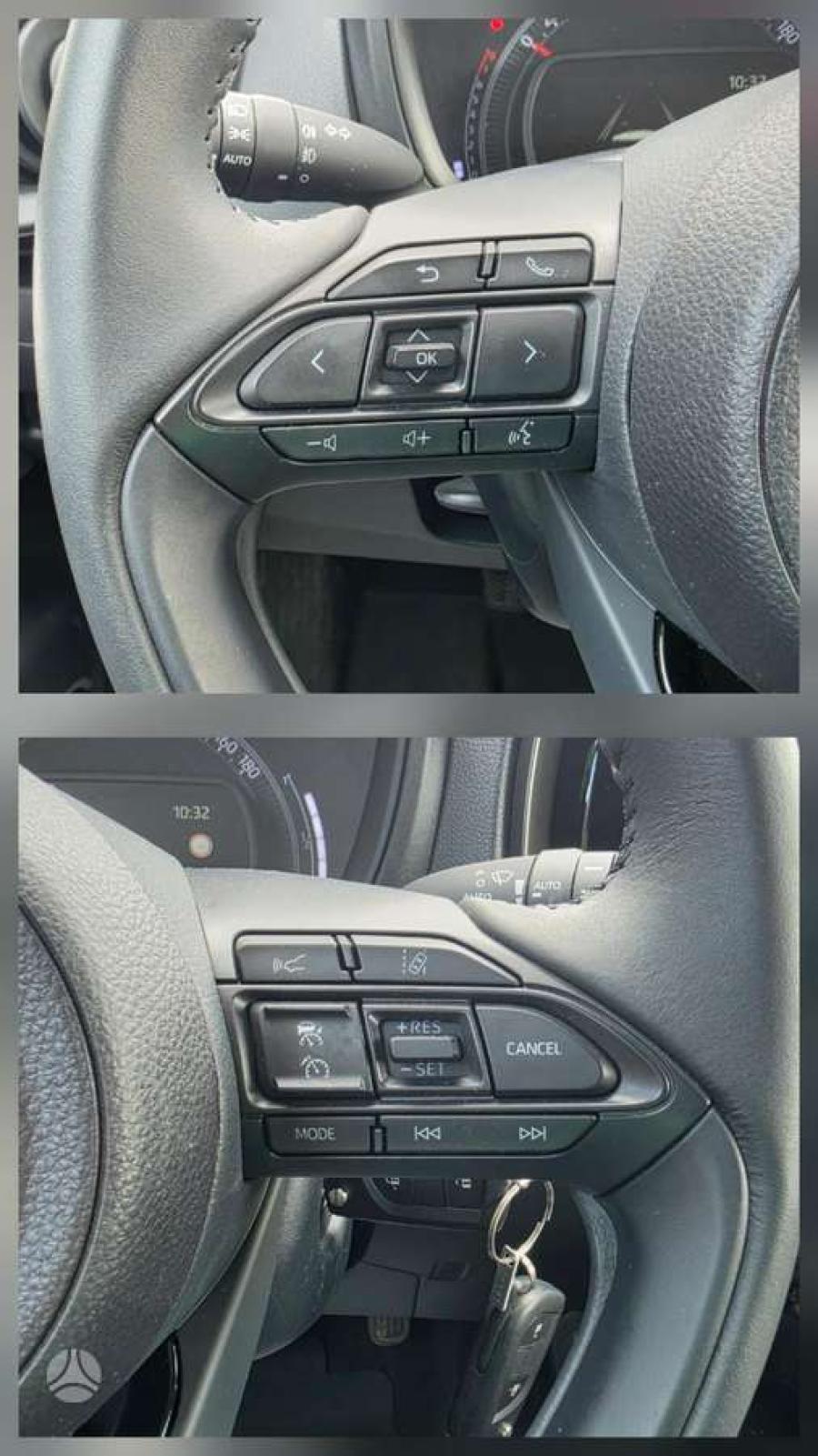 Grey Toyota Aygo X 2023 in Klaipeda, with an engine capacity of 1.00 L and mileage of 10 thousand km for 15900 €, photo 24 on AUTOMOTO.COM.LV