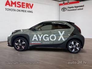 Toyota Aygo X 2025 in Tartu, with an engine capacity of 1.49 L and mileage of 13 thousand km for 22490 €, photo 4 on AUTOMOTO.COM.LV