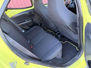 Yellow Toyota Aygo 2017 in Siauliai, with an engine capacity of 1.00 L and mileage of 140 thousand km for 5400 €, photo 16 on AUTOMOTO.COM.LV
