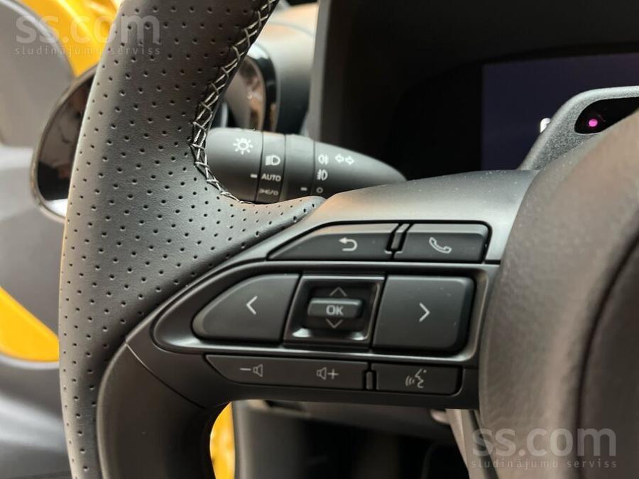 Dzeltens Toyota Aygo 2025 Rīga, ar dzinēja tilpumu 1.50 L un nobraukumu 2 tūkst. km par 24990 €, foto 20 vietnē AUTOMOTO.COM.LV