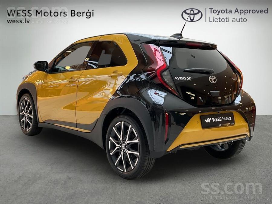 Dzeltens Toyota Aygo 2025 Rīga, ar dzinēja tilpumu 1.50 L un nobraukumu 2 tūkst. km par 24990 €, foto 25 vietnē AUTOMOTO.COM.LV