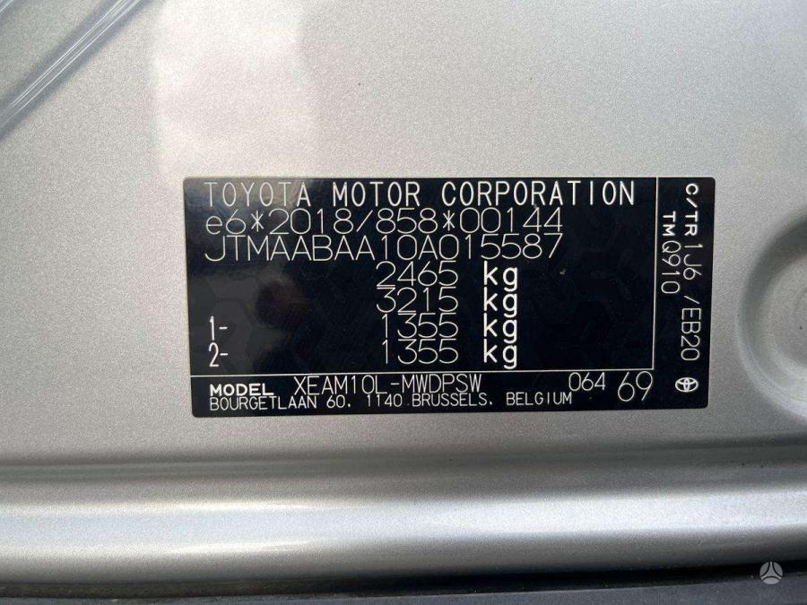 Grey Toyota bZ4X 2023 in Klaipeda, with an engine capacity of 0.00 L and mileage of 73 thousand km for 28500 €, photo 23 on AUTOMOTO.COM.LV
