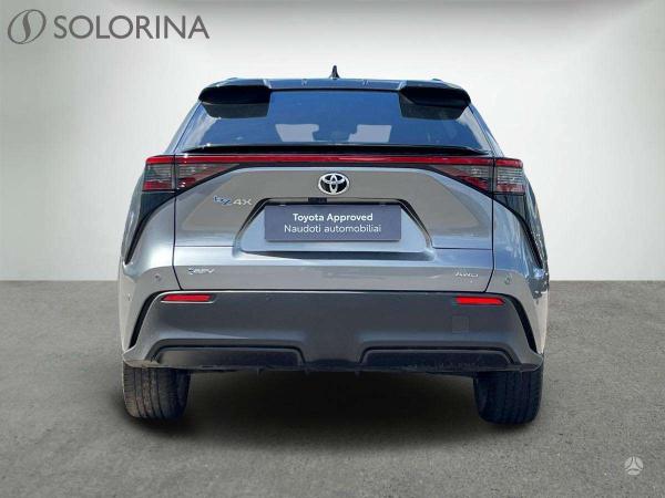 Grey Toyota bZ4X 2025 in Klaipeda, with an engine capacity of 0.00 L and mileage of 2 thousand km for 42990 €, photo 4 on AUTOMOTO.COM.LV