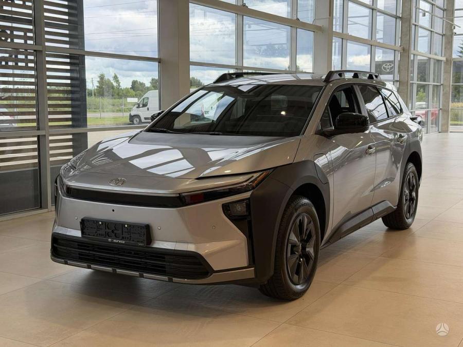 Grey Toyota bZ4X 2026 in Panevezys, with an engine capacity of 0.00 L and mileage of 0 thousand km for 43990 €, photo 1 on AUTOMOTO.COM.LV