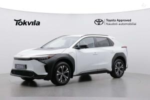 Balts Toyota bZ4X 2025 Viļņa, ar dzinēja tilpumu 0.00 L un nobraukumu 16 tūkst. km par 37900 €, foto  vietnē AUTOMOTO.COM.LV