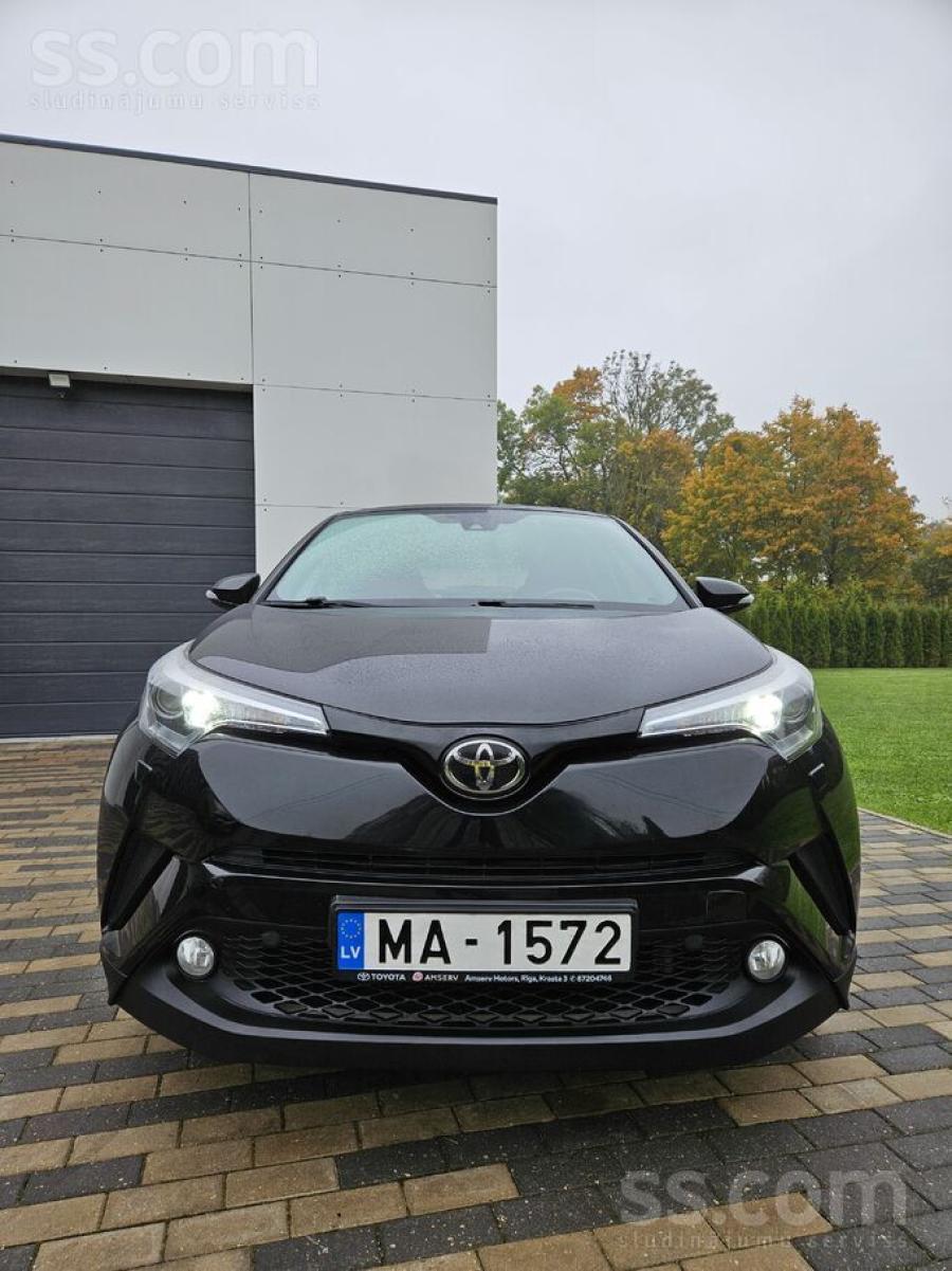 Melns Toyota C-HR 2019 Rīga, ar dzinēja tilpumu 1.20 L un nobraukumu 160 tūkst. km par 13600 €, foto 5 vietnē AUTOMOTO.COM.LV