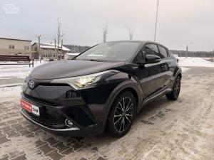 Black Toyota C-HR 2017 in Vilnius, with an engine capacity of 1.80 L and mileage of 128 thousand km for 16750 €, photo  on AUTOMOTO.COM.LV