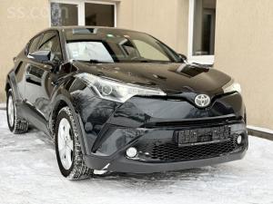 Black Toyota C-HR 2017 in Riga, with an engine capacity of 1.20 L and mileage of 0 thousand km for 13500 €, photo  on AUTOMOTO.COM.LV