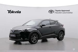 Melns Toyota C-HR 2018 Viļņa, ar dzinēja tilpumu 1.80 L un nobraukumu 123 tūkst. km par 19900 €, foto  vietnē AUTOMOTO.COM.LV